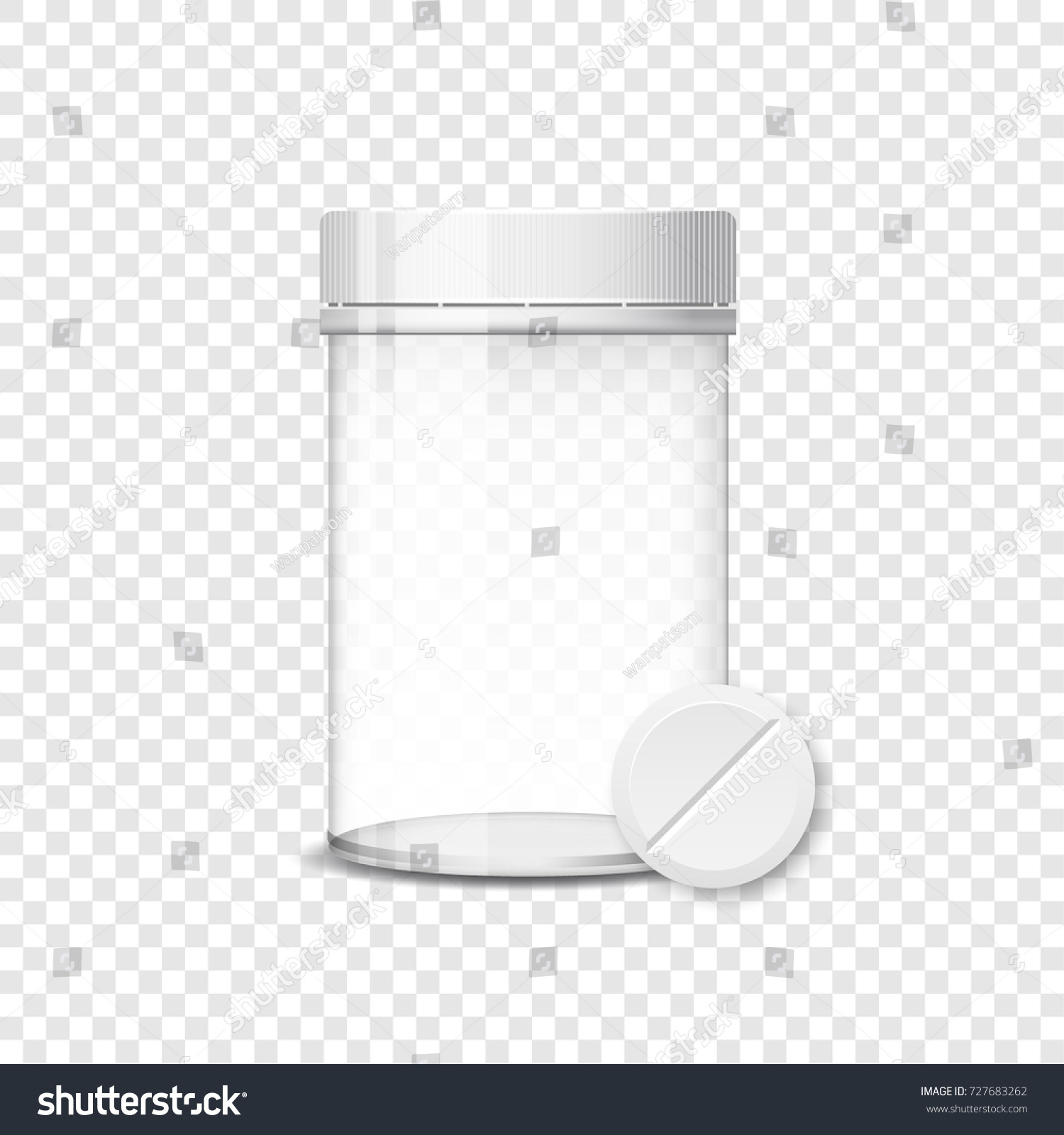 Pill Bottle Vector Design Stock Vector (Royalty Free) 727683262 ...