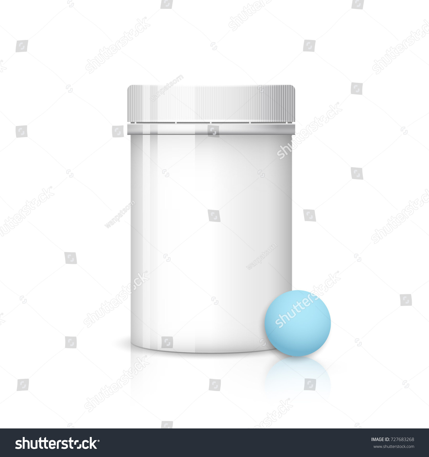 Pill Bottle Vector Design Stock Vector (Royalty Free) 727683268 ...