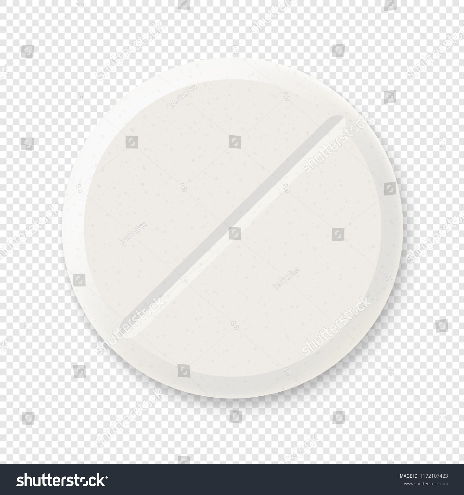 Pill Isolated Transparent Background Gradient Mesh Stock Vector ...