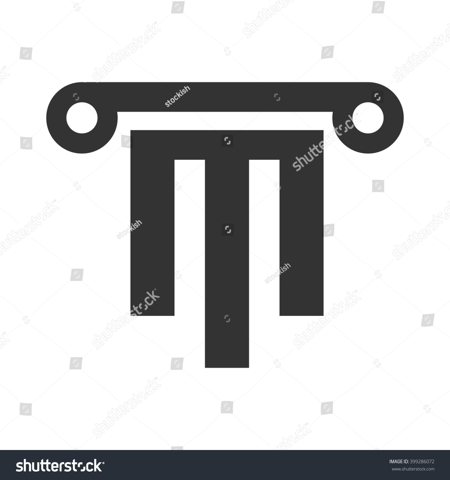 Pillar Letter M Logo Vector 库存矢量图（免版税）399286072 | Shutterstock