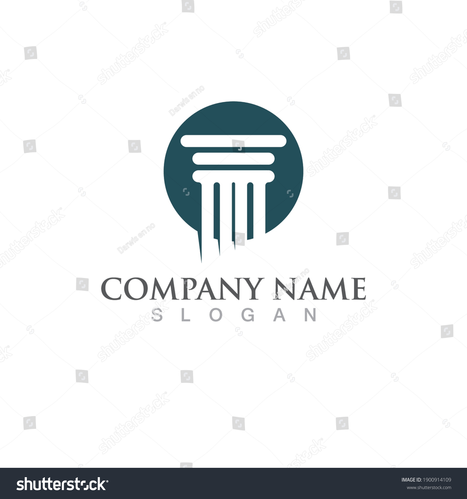 Logo del pilar y vector de: vector de stock (libre de regalías ...