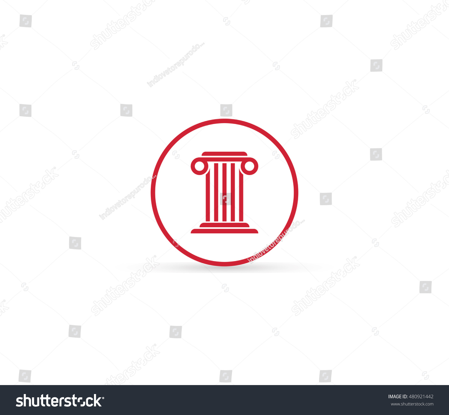 Pillar Symbol Stock Vector (Royalty Free) 480921442 | Shutterstock