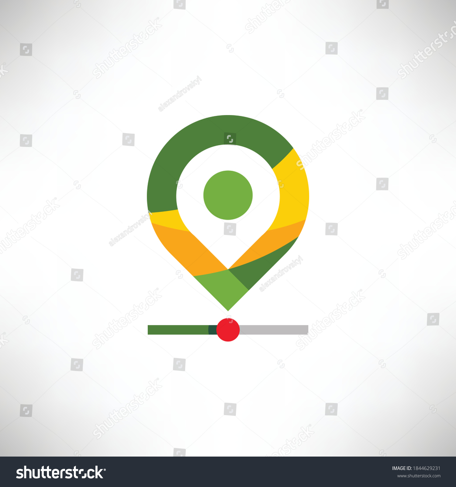 Pin Icon Mark Point Vector Illustration Stock Vector (Royalty Free ...