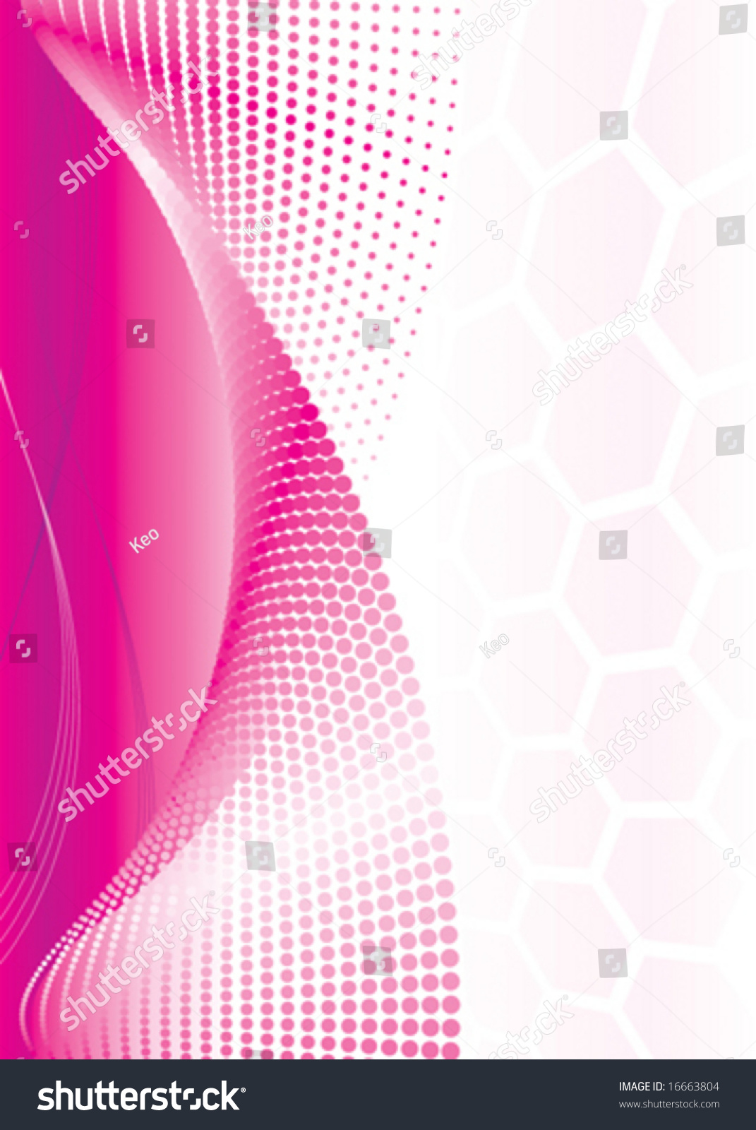 Pink Abstract Background Vector Illustration Layers Stock Vector ...