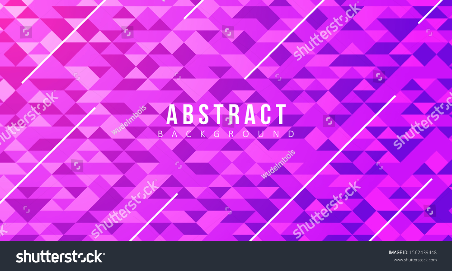 Pink Abstract Geometric Background Design Stock Vector (Royalty Free ...