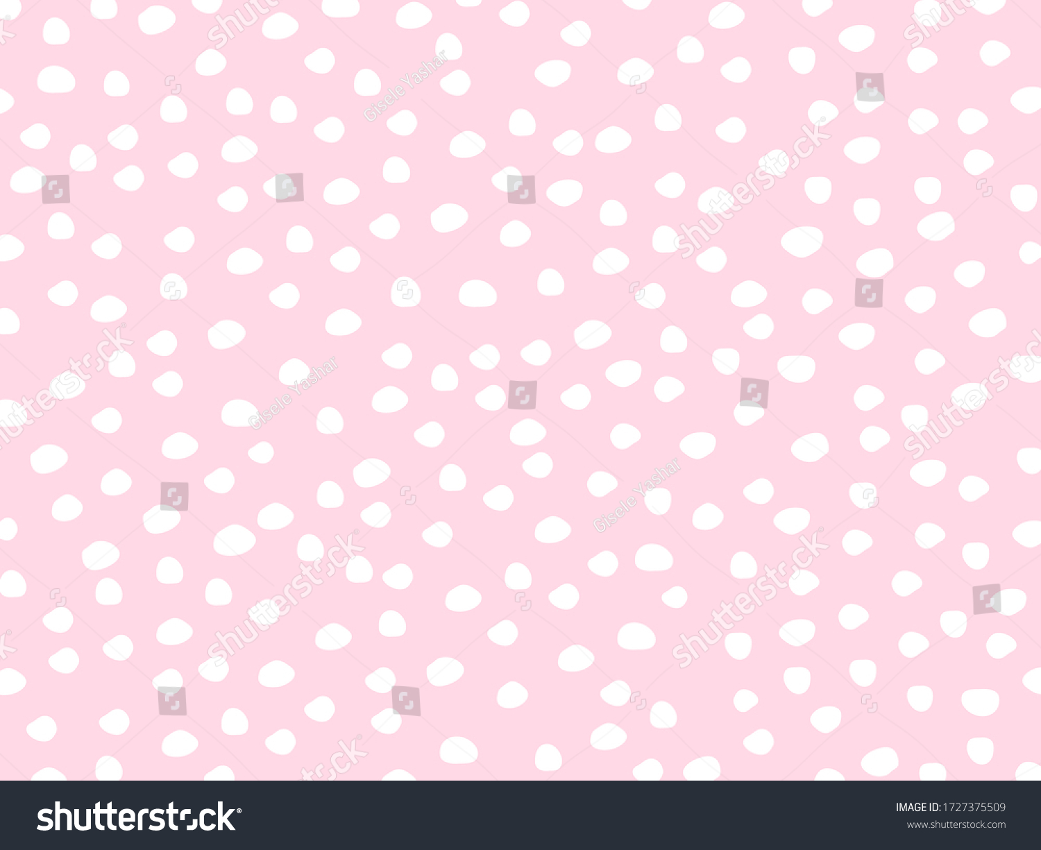 Pink Abstract Pattern Polka Dot Pink Stock Vector (Royalty Free) 1727375509