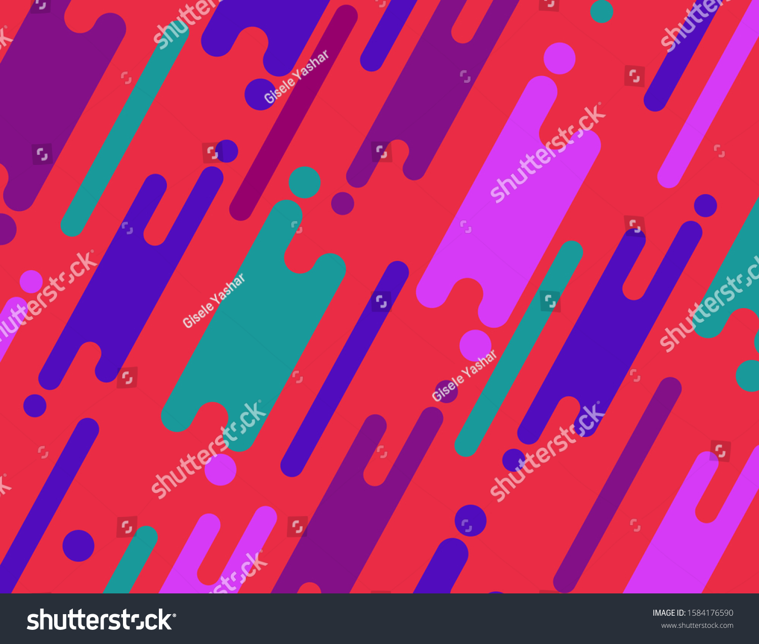 Pink Blue Pattern Modern Colour Pattern Stock Vector (Royalty Free ...