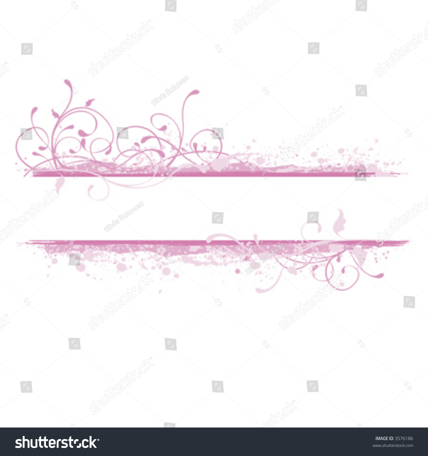 Pink Background Banner Design Element Stock Vector (Royalty Free) 3576186