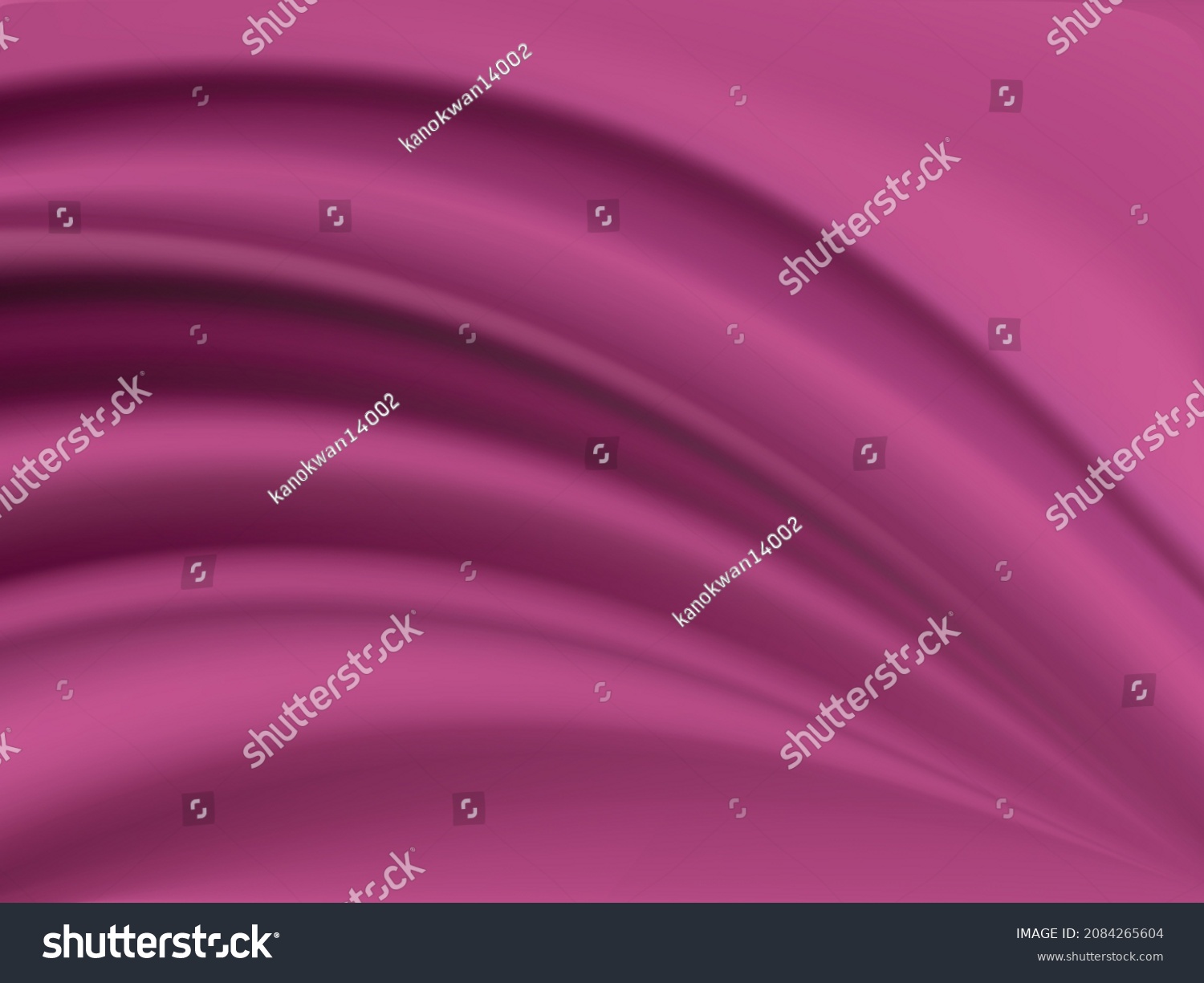 Pink Curved Surface Violet Wave Background Stock Vector (Royalty Free ...