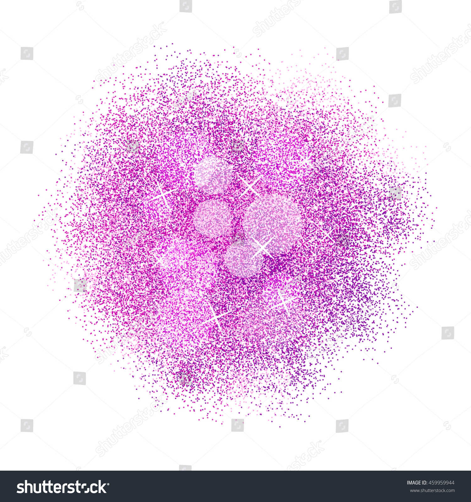 Pink Glitter Splash On White Background: เวกเตอร์สต็อก (ปลอดค่า ...