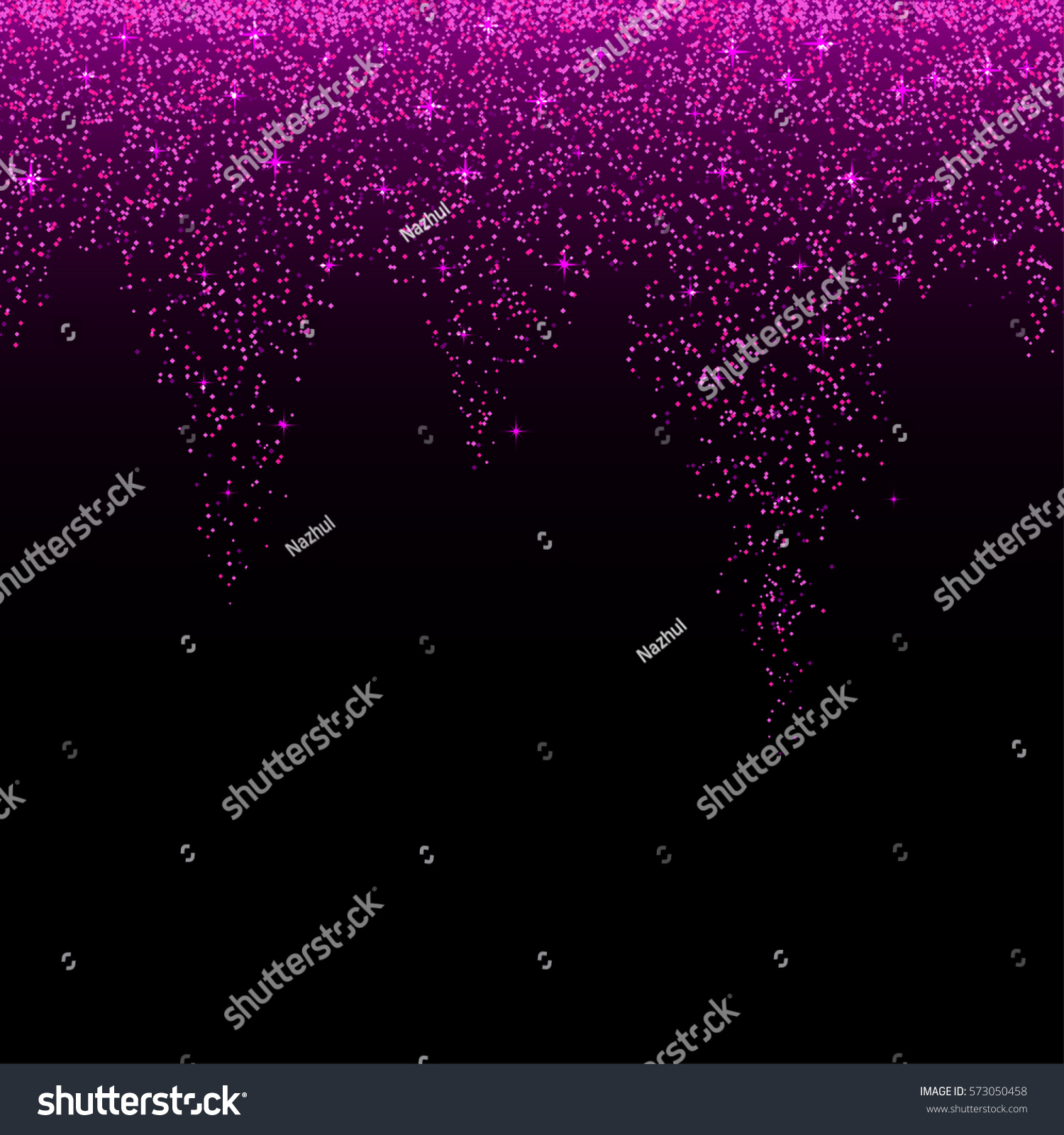 Pink Glitter Stardust Background Vector Illustration Stock Vector ...
