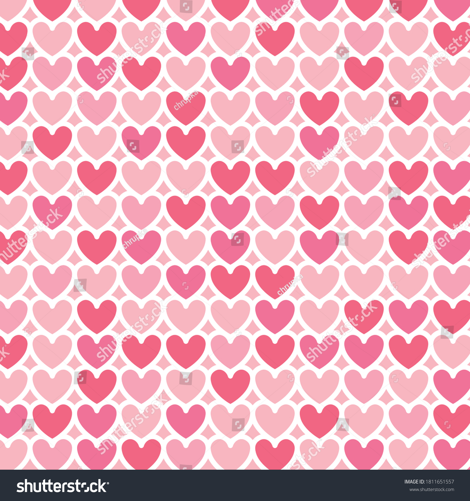 Pink Heart Shape Texture Vector Illustration Stock Vector (Royalty Free ...