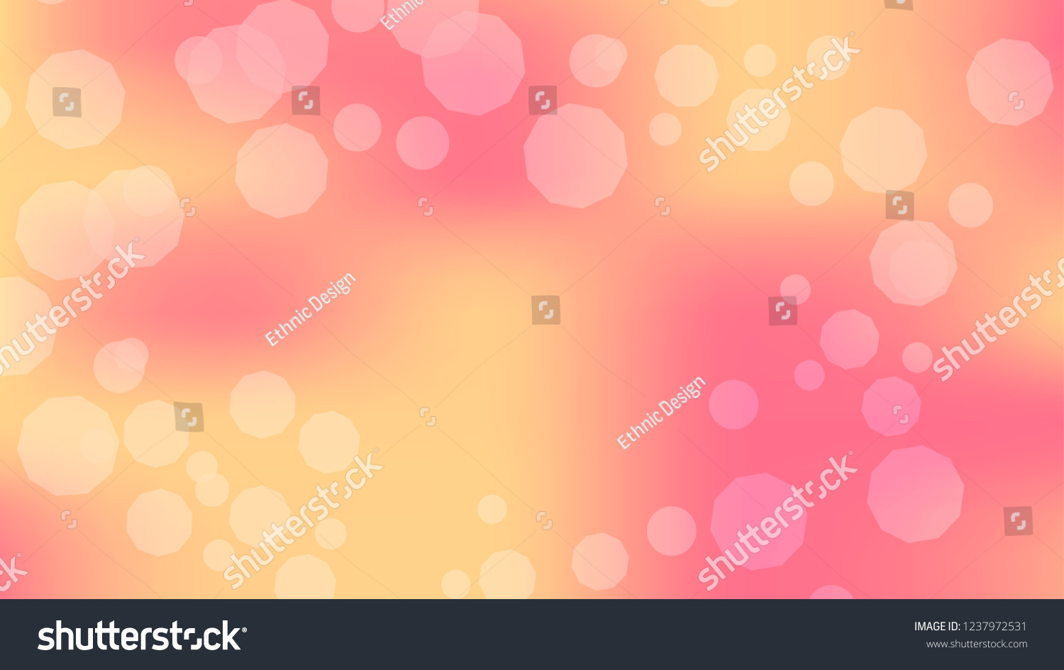 Pink Peach Gradient Background Light Blurry Stock Vector (Royalty Free ...