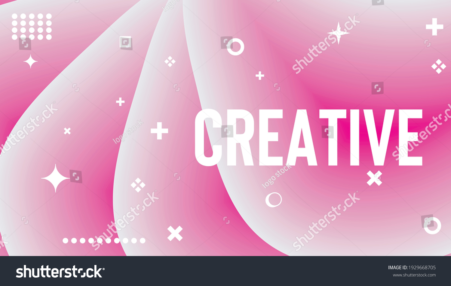 Pink Rose Flower Gradient Background Vector Stock Vector (Royalty Free ...