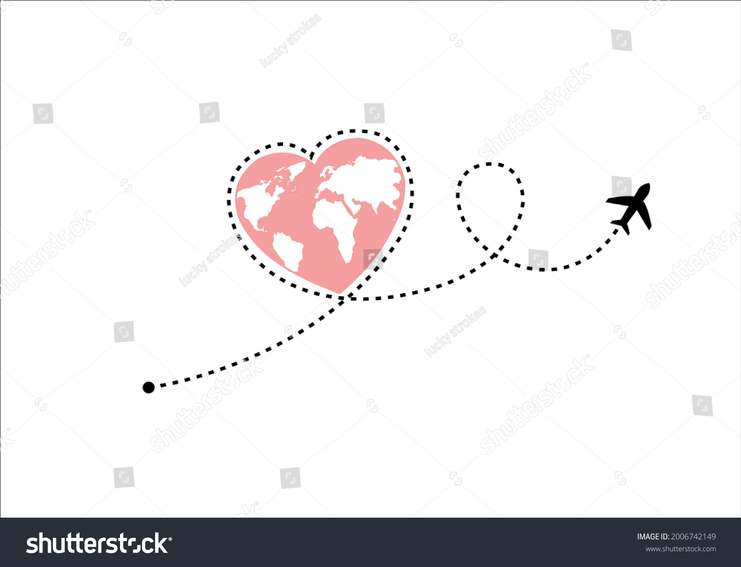 Pink Route Vector Art Design Stock Vector (Royalty Free) 2006742149 ...