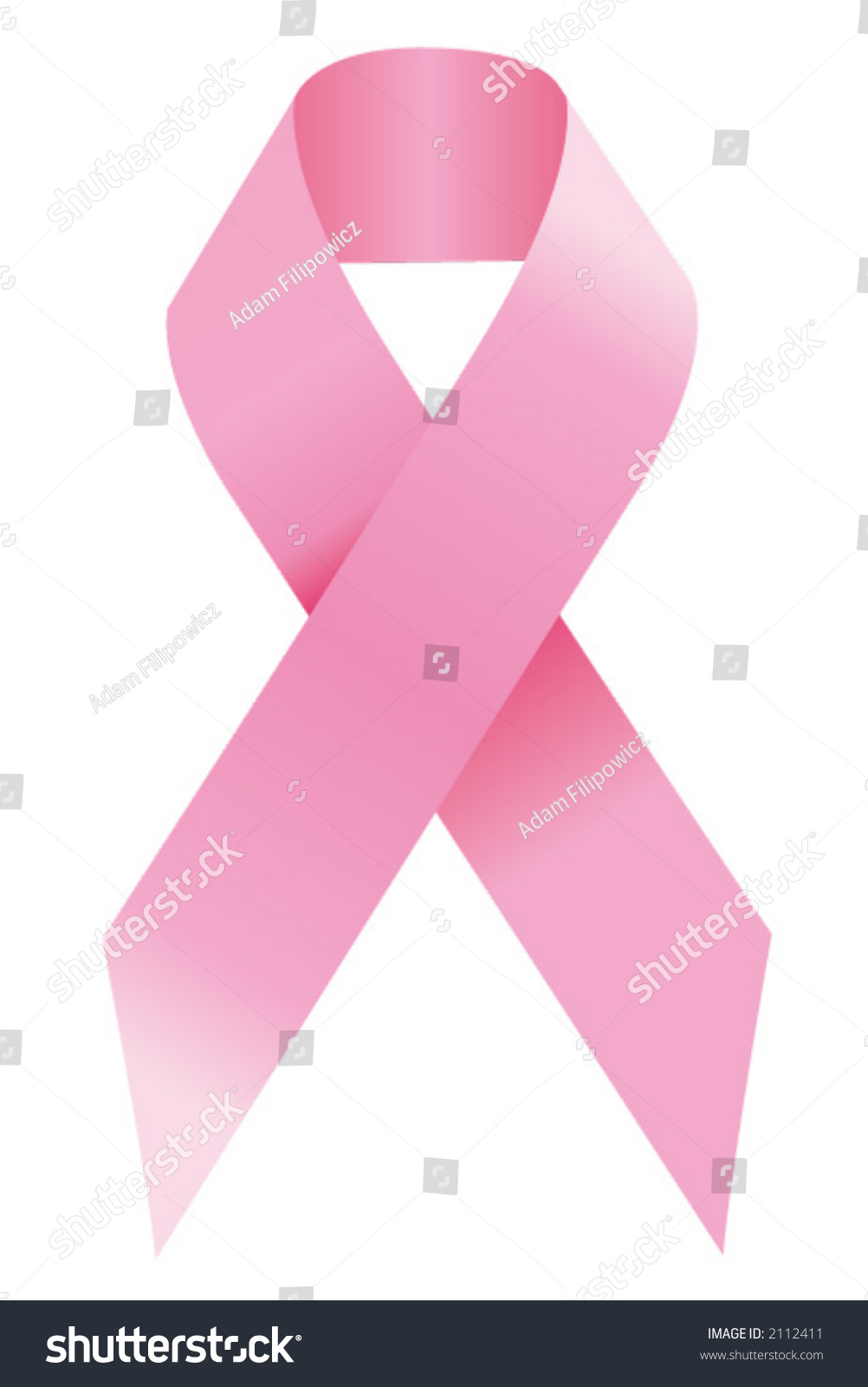 Pink Support Ribbon Stock Vector (Royalty Free) 2112411