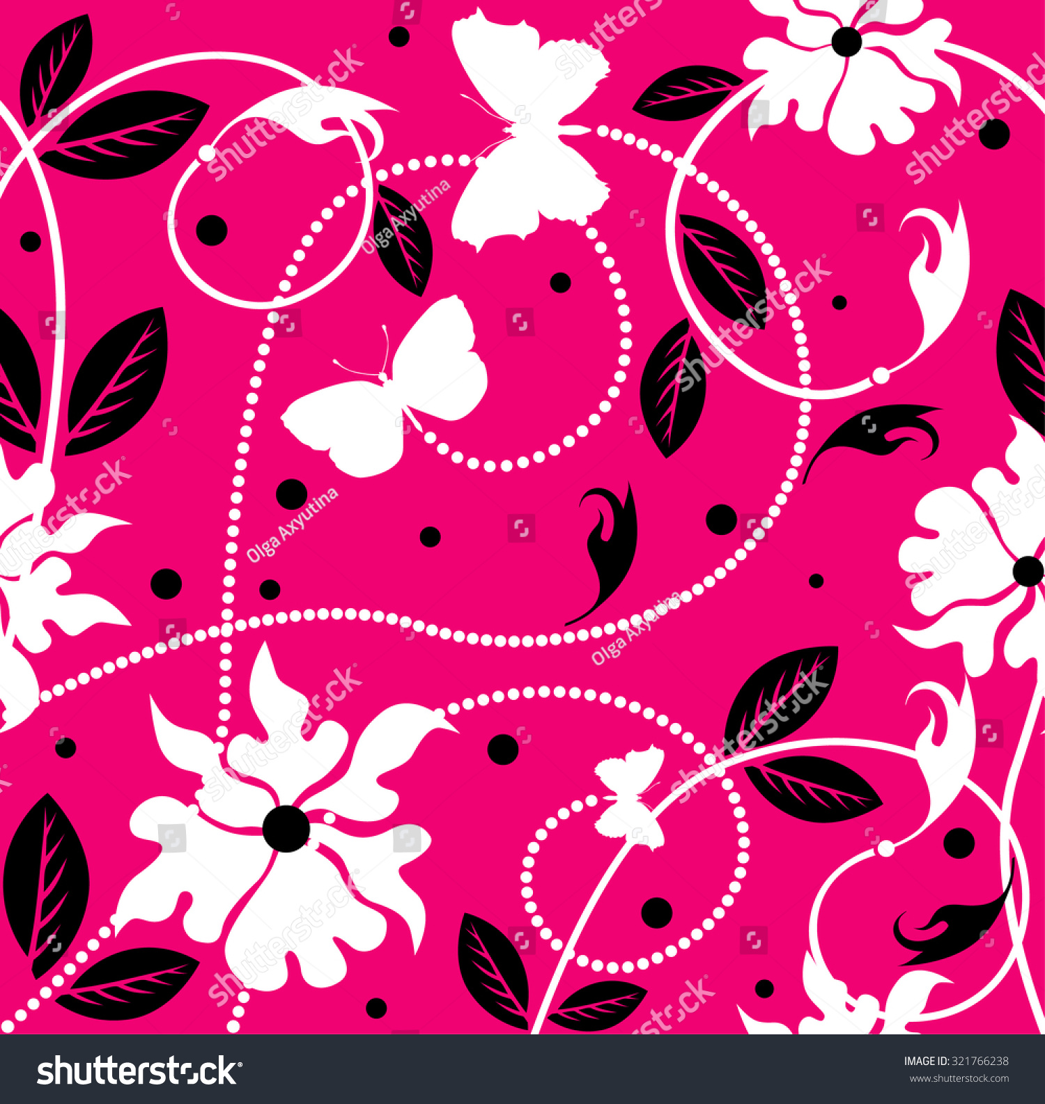 Pink Wallpaper Stock Vector (Royalty Free) 321766238