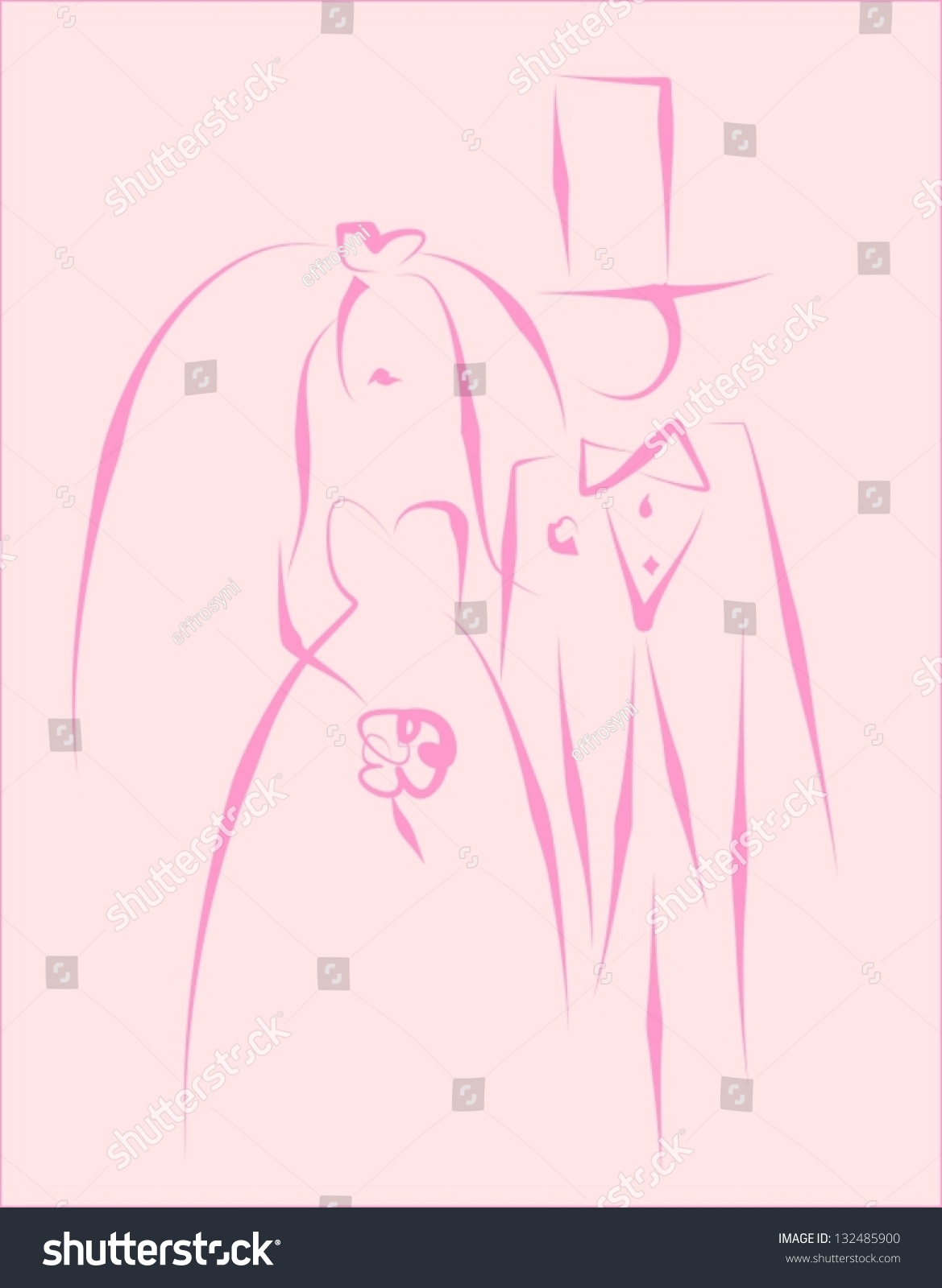 Pink Wedding Icon Vector Stock Vector (Royalty Free) 132485900 ...