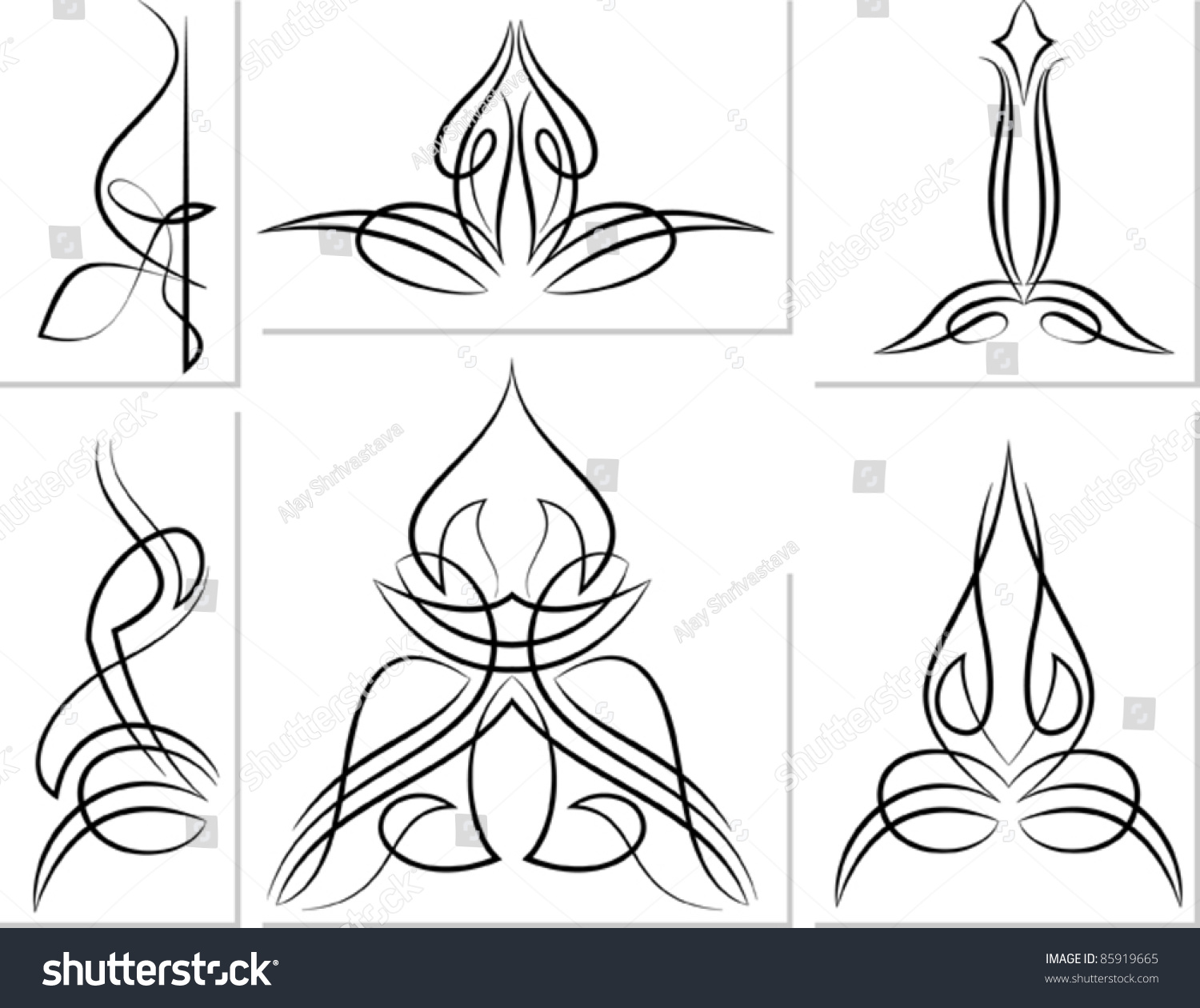 Pinstripe Design Stock Vector (Royalty Free) 85919665