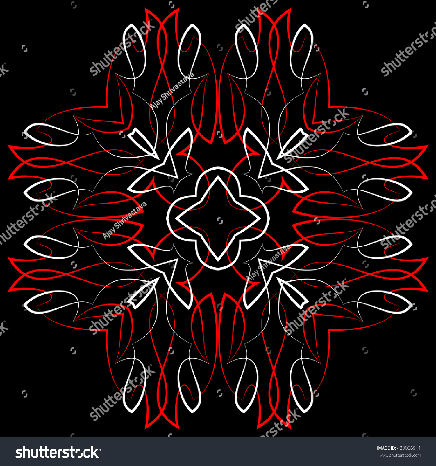 Pinstripe Graphics Corner Border Vinyl Ready Stock Vector (Royalty Free ...