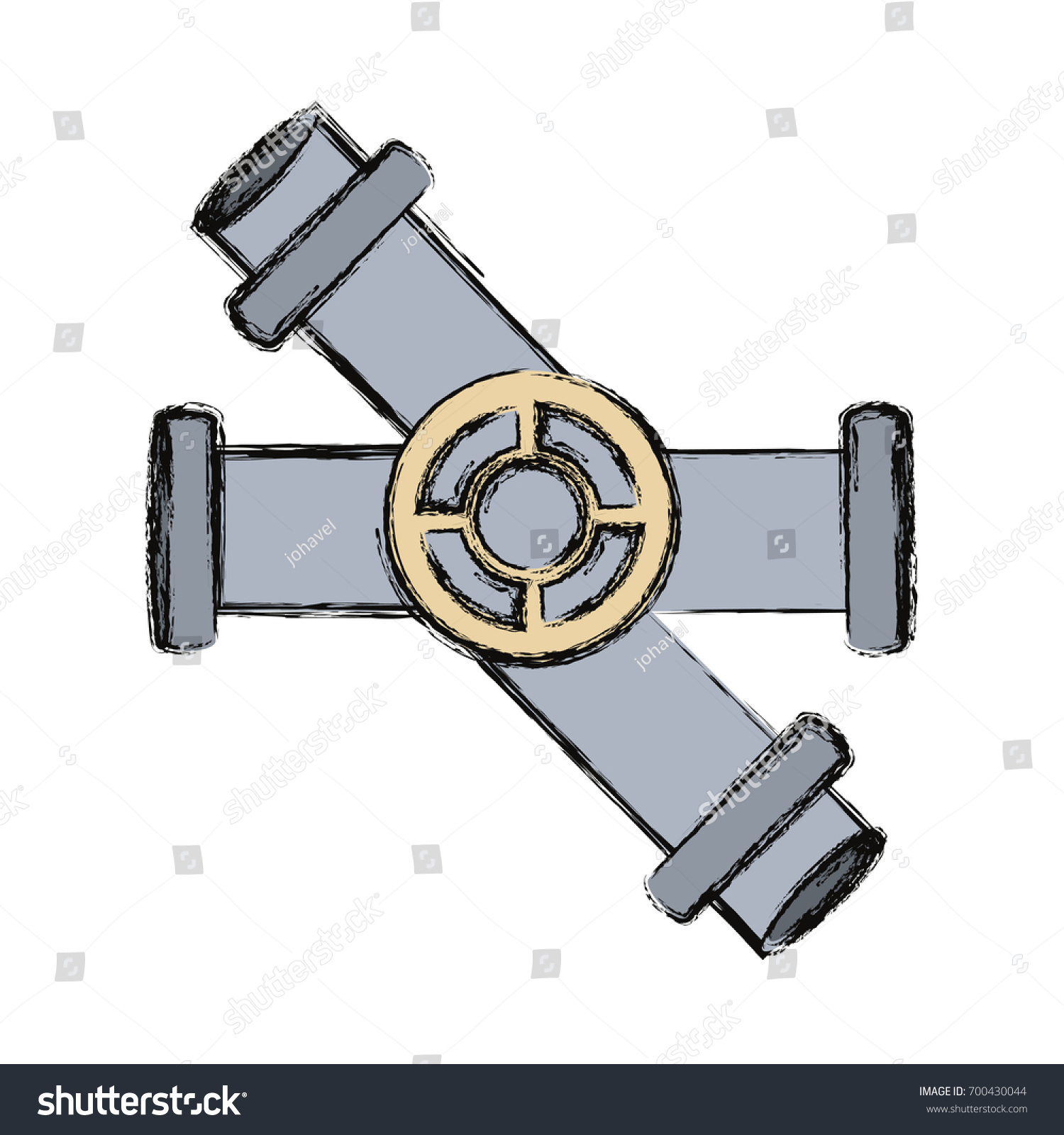 Pipe Plumbing Symbol Stock Vector (Royalty Free) 700430044 | Shutterstock