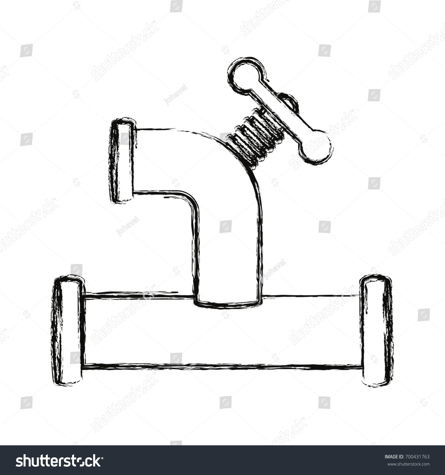 Pipe Plumbing Symbol Stock Vector (Royalty Free) 700431763 | Shutterstock