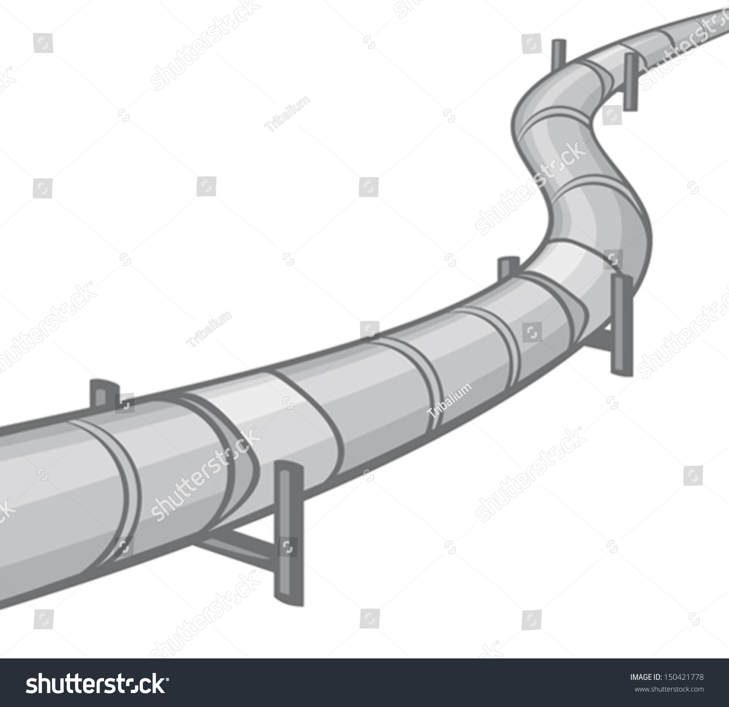 Pipeline Stock Vector (Royalty Free) 150421778 | Shutterstock