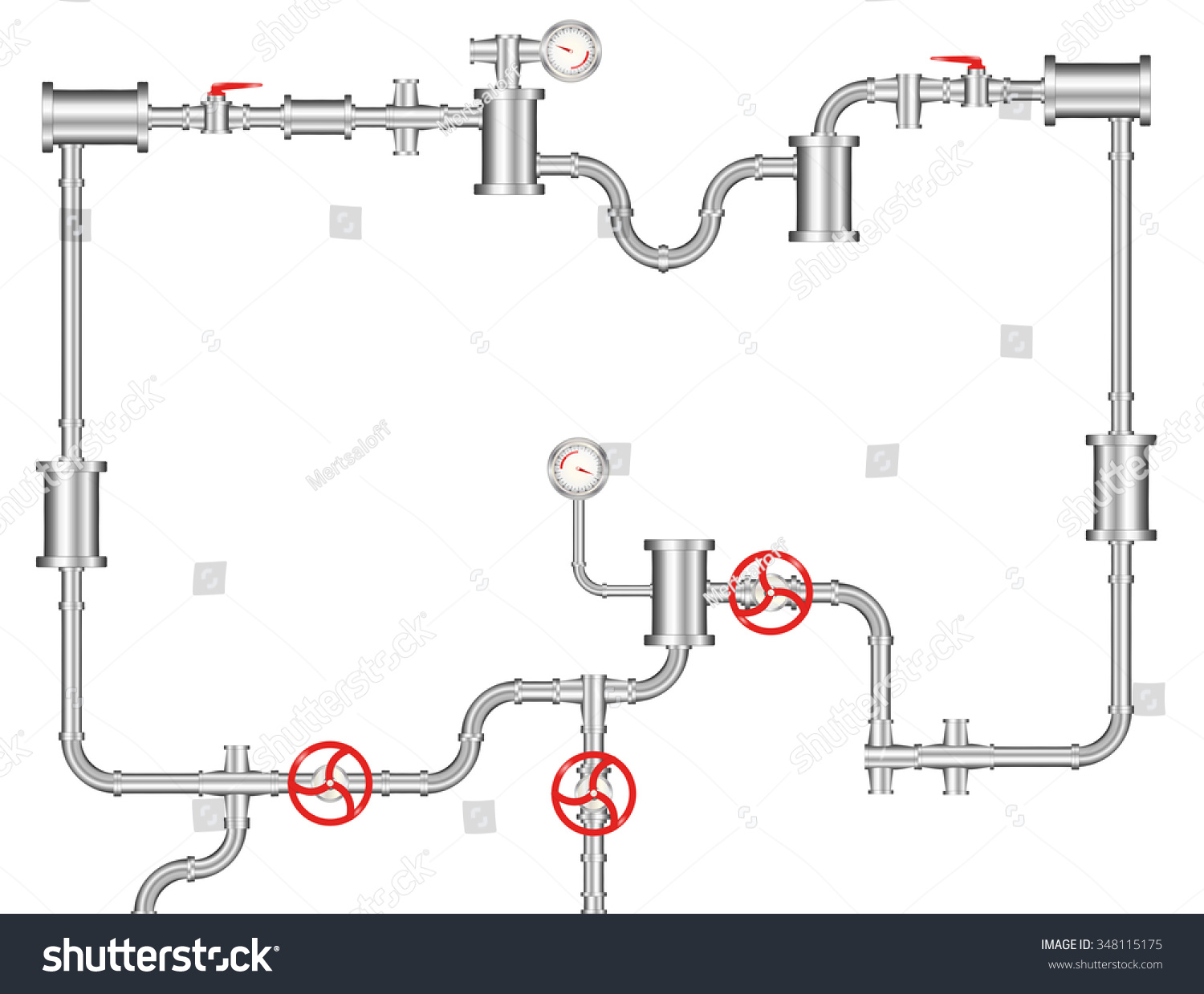 Pipeline Stock Vector (Royalty Free) 348115175 | Shutterstock