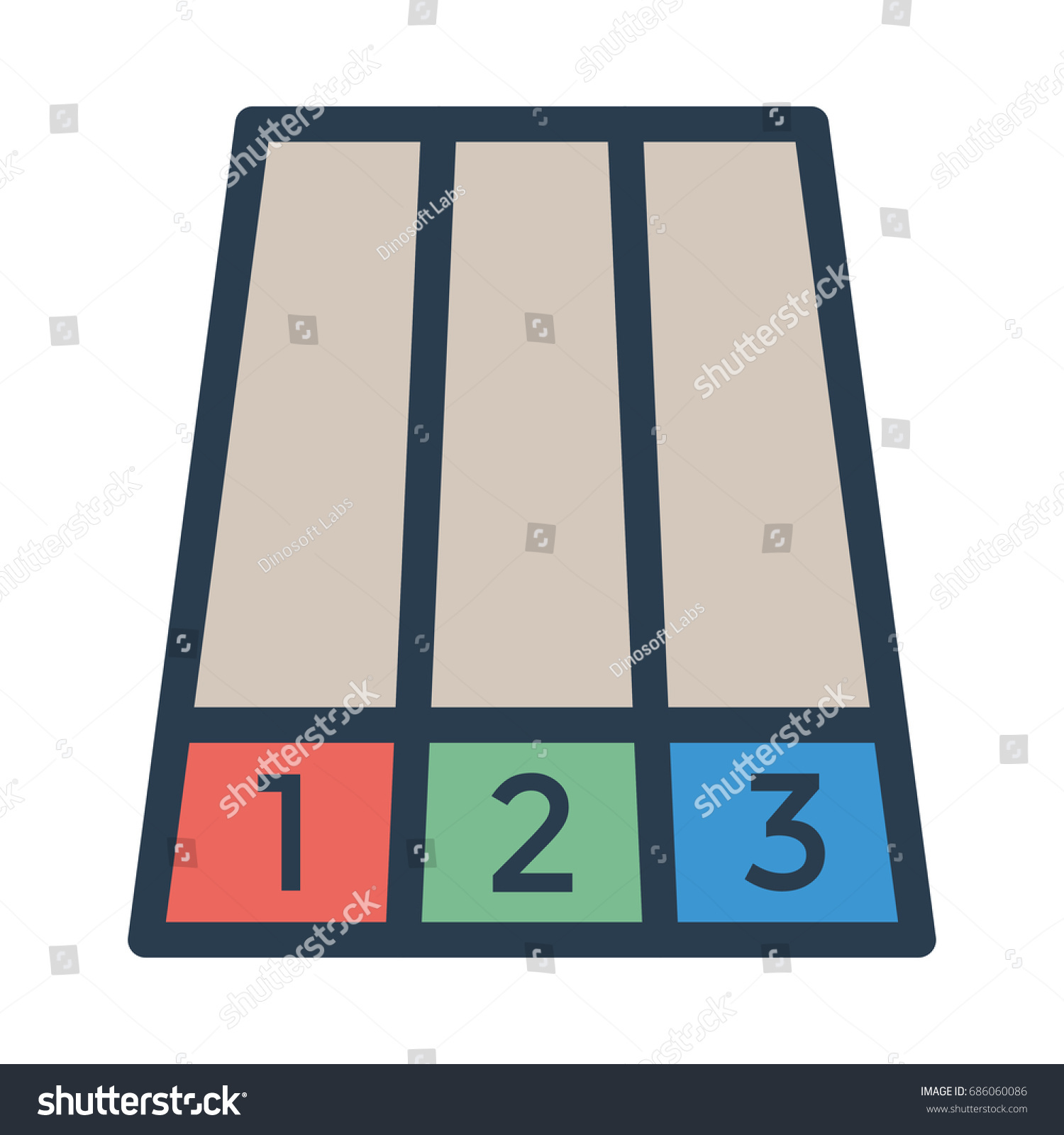 Pitch Icon Stock Vector (Royalty Free) 686060086 | Shutterstock
