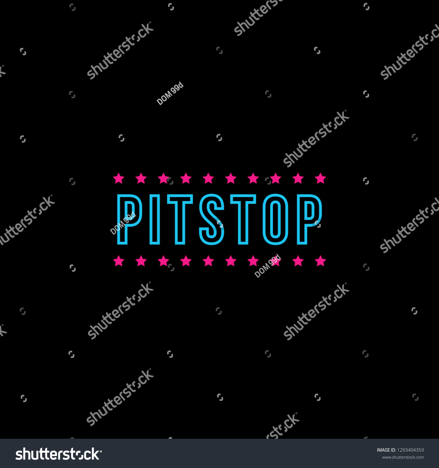 Pitstop Wordmark Logo Icon Vector On Stock Vector (Royalty Free ...