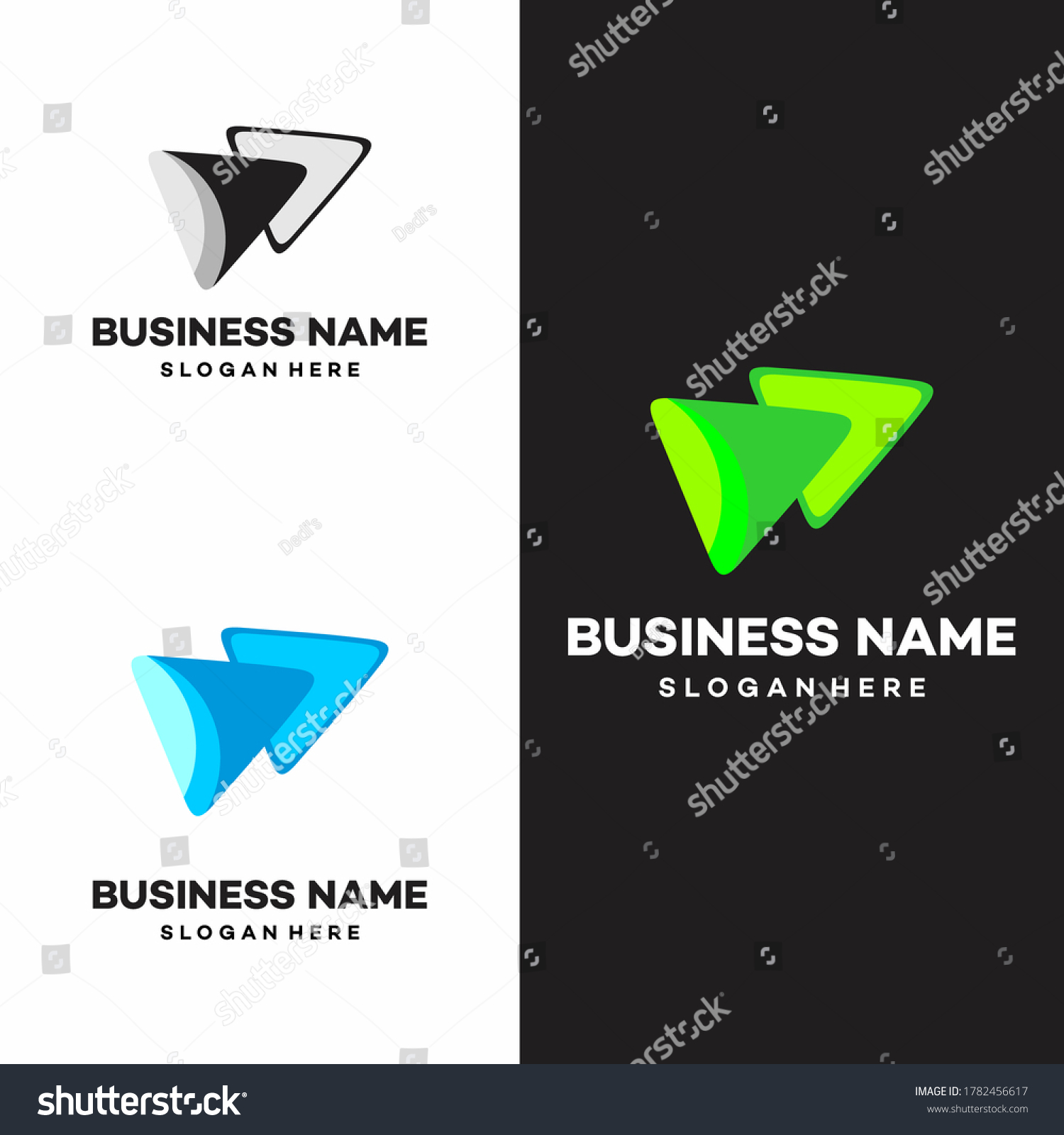 Pixel Arrow Logo Template Cursor Logo Stock Vector (Royalty Free ...