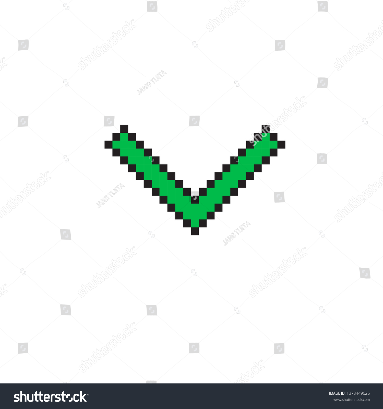 Pixel Art Alphabet V: เวกเตอร์สต็อก (ปลอดค่าลิขสิทธิ์) 1378449626 ...