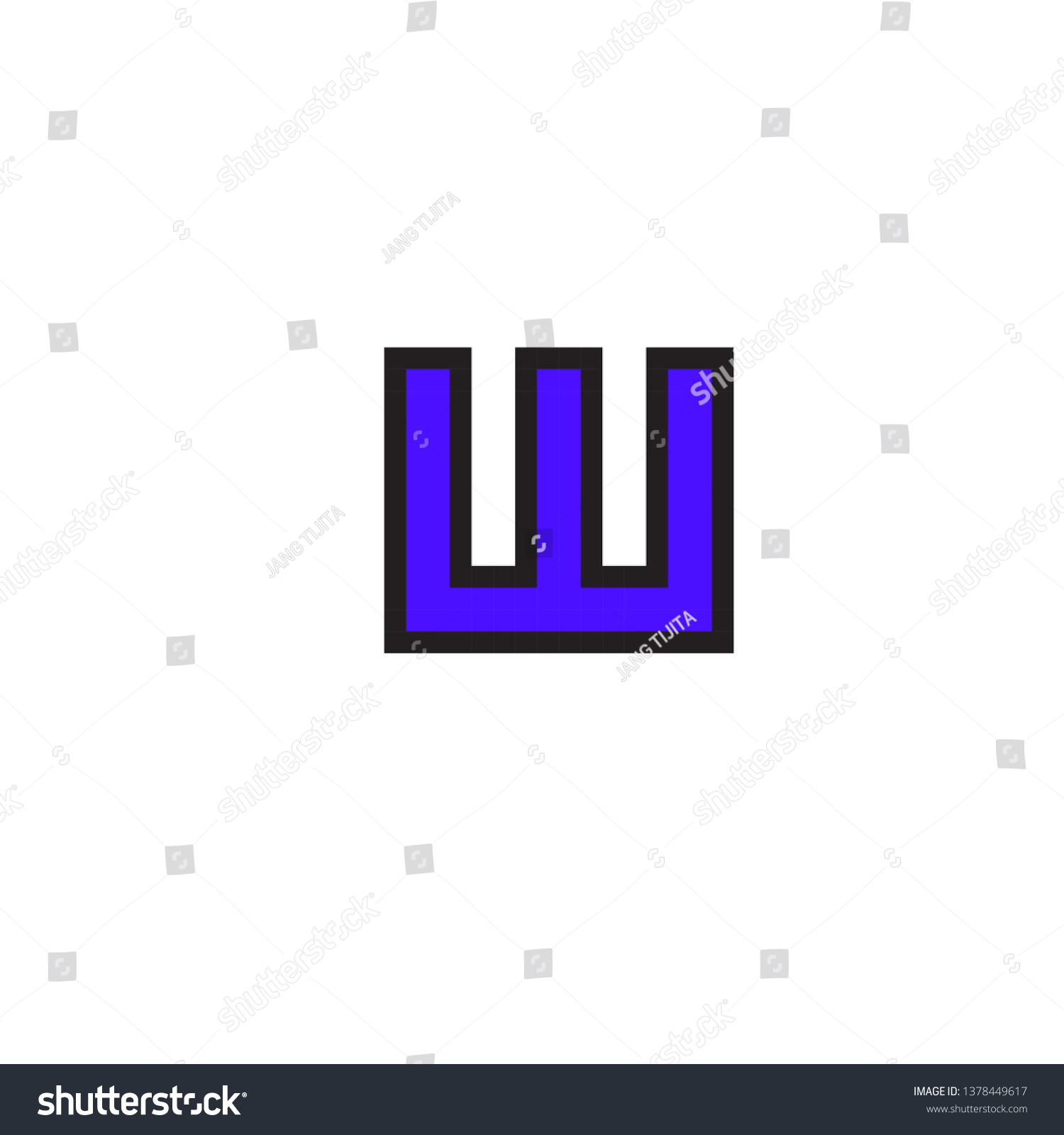 Pixel Art Alphabet W 스톡 벡터(로열티 프리) 1378449617 | Shutterstock
