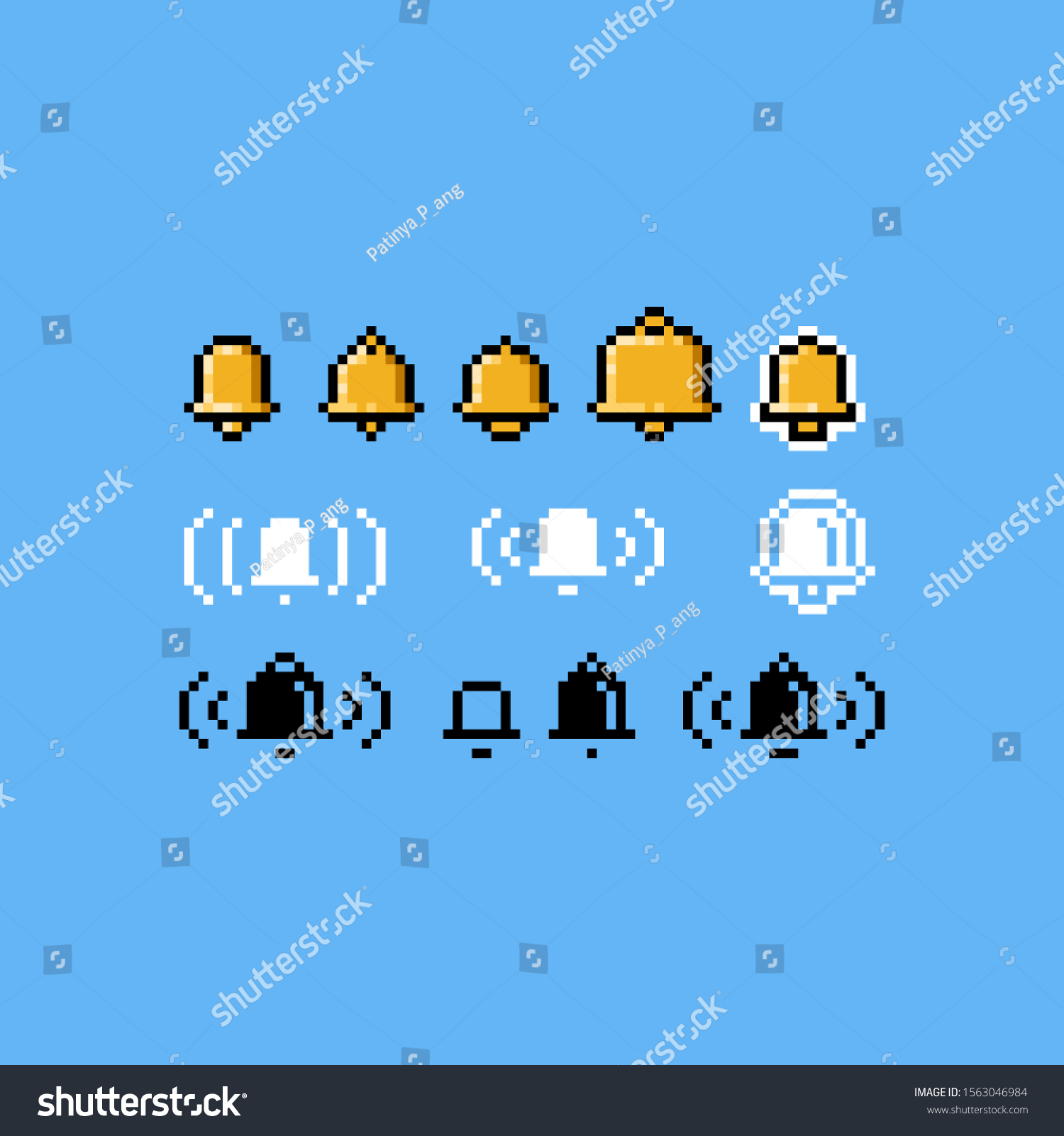 3,346 Pixel bell Stock Vectors, Images & Vector Art | Shutterstock