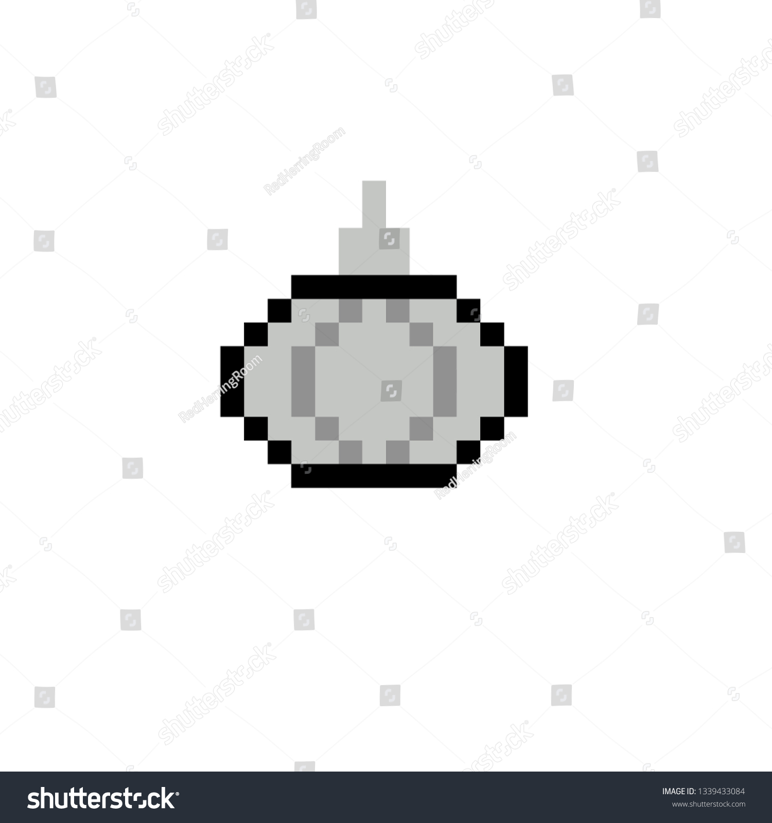 Pixel Art Garlic Stock Vector (Royalty Free) 1339433084 | Shutterstock