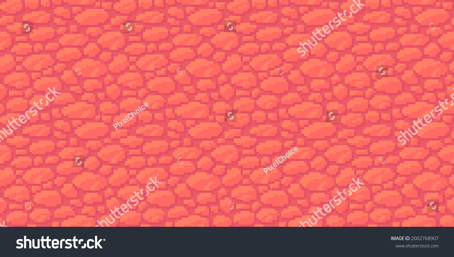 Pixel Art Ground Background Seamless Soil: เวกเตอร์สต็อก (ปลอดค่า ...
