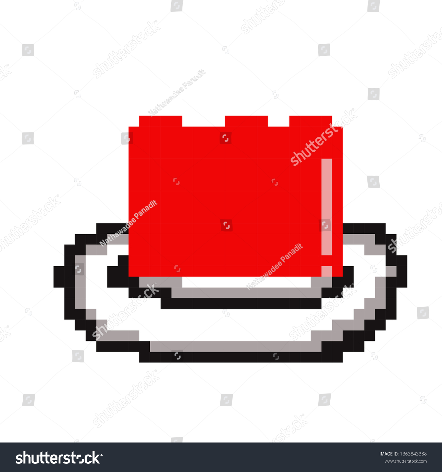 Pixel Art Jelly Stock Vector (Royalty Free) 1363843388 | Shutterstock