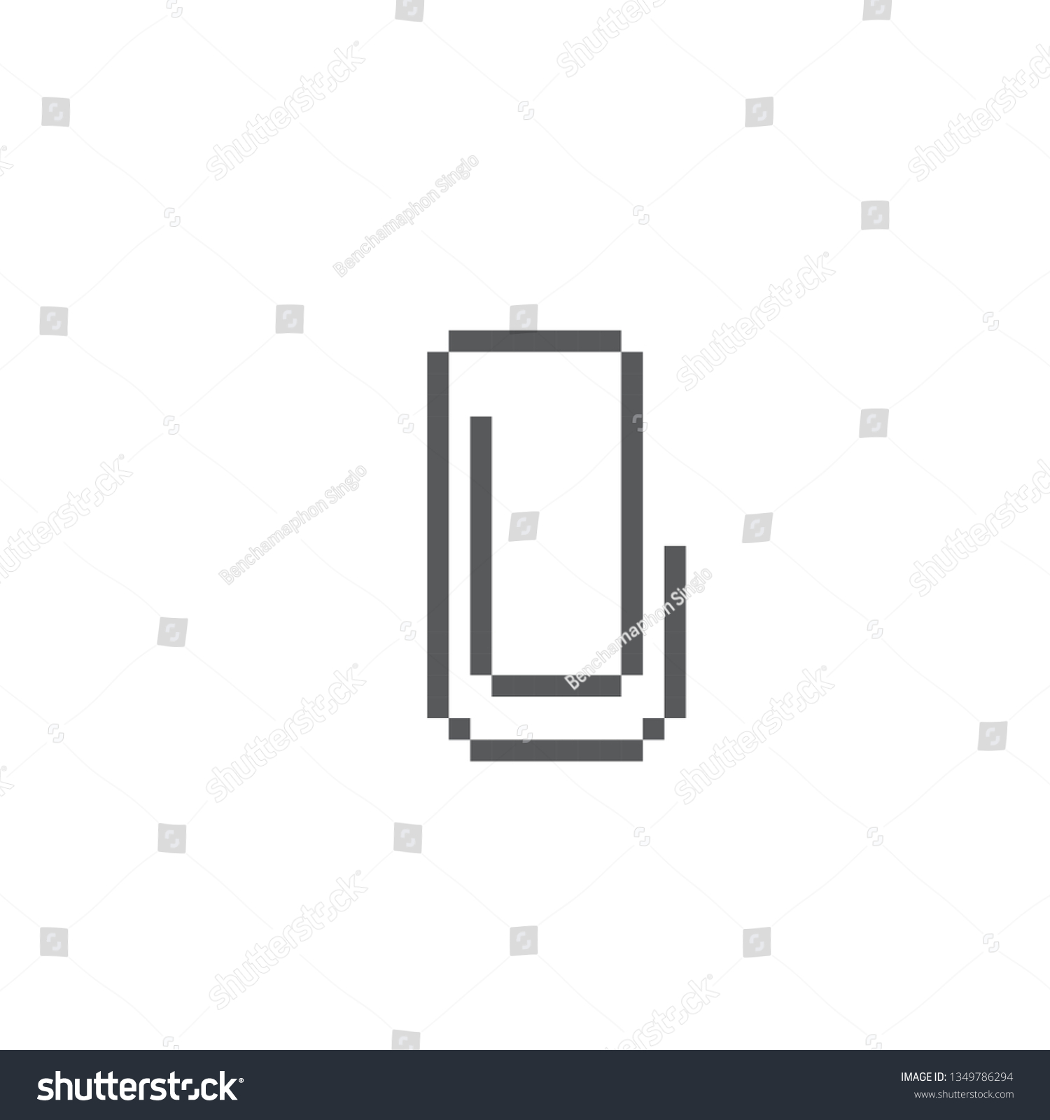 Pixel Art Pin Stock Vector (Royalty Free) 1349786294 | Shutterstock