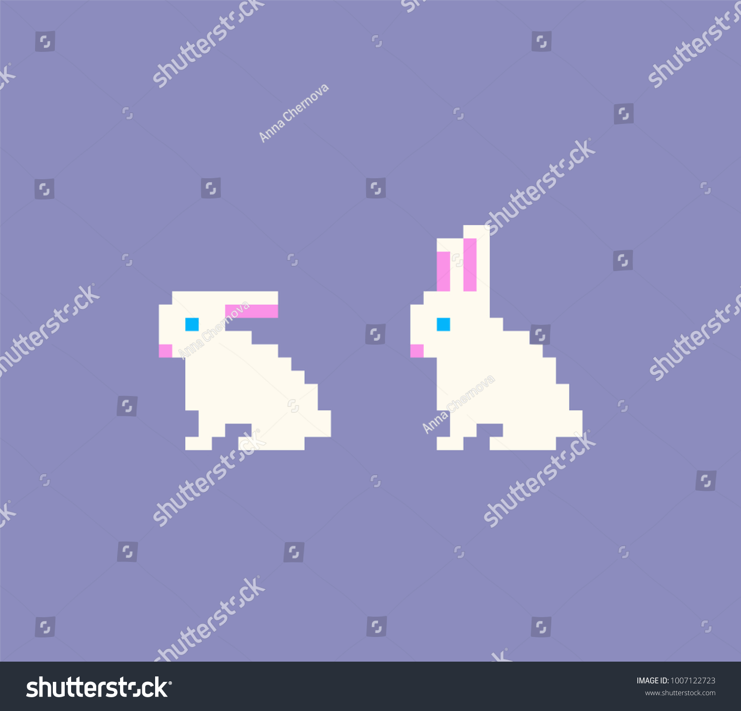 1,261 Pixel bunny Images, Stock Photos & Vectors | Shutterstock