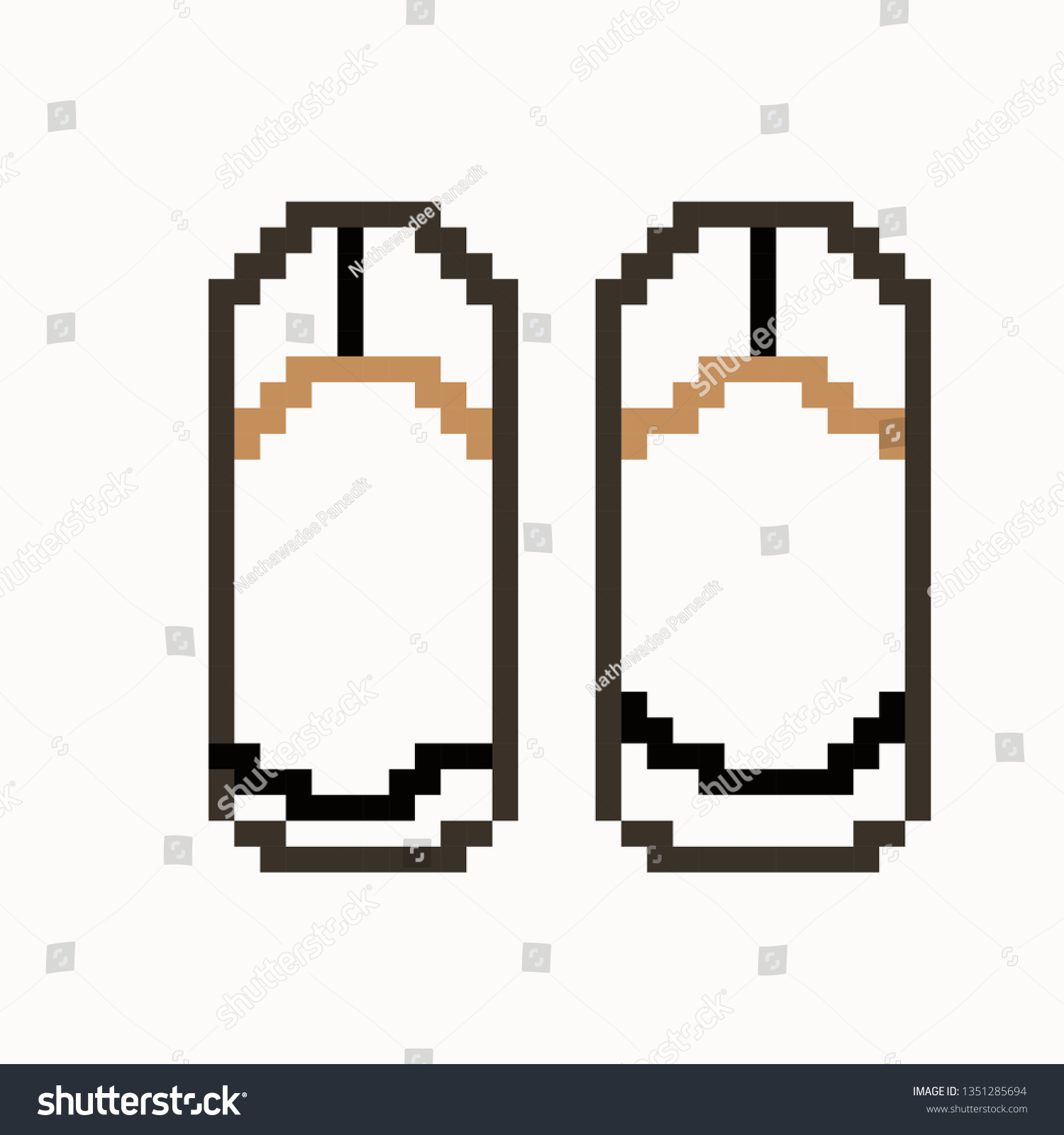 Pixel Art Shoes Stock Vector (Royalty Free) 1351285694 | Shutterstock