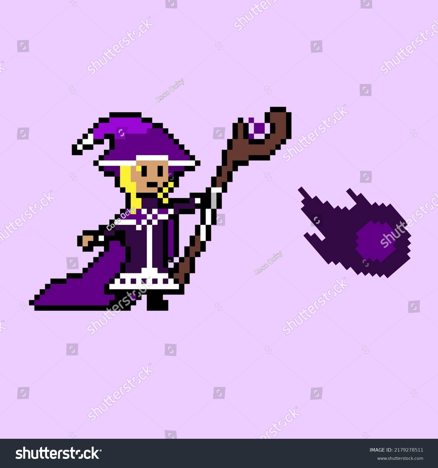 Pixel Art Style Old Videogames Style Stock Vector Royalty Free 2179278511 Shutterstock