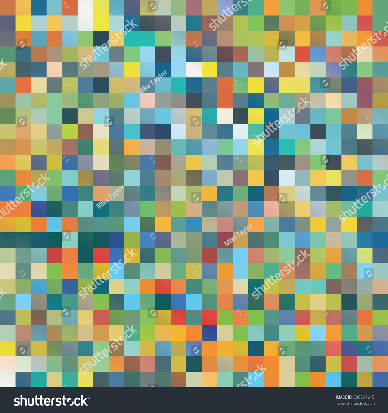 Pixel Art Style Pixel Background Stock Vector (Royalty Free) 386397619