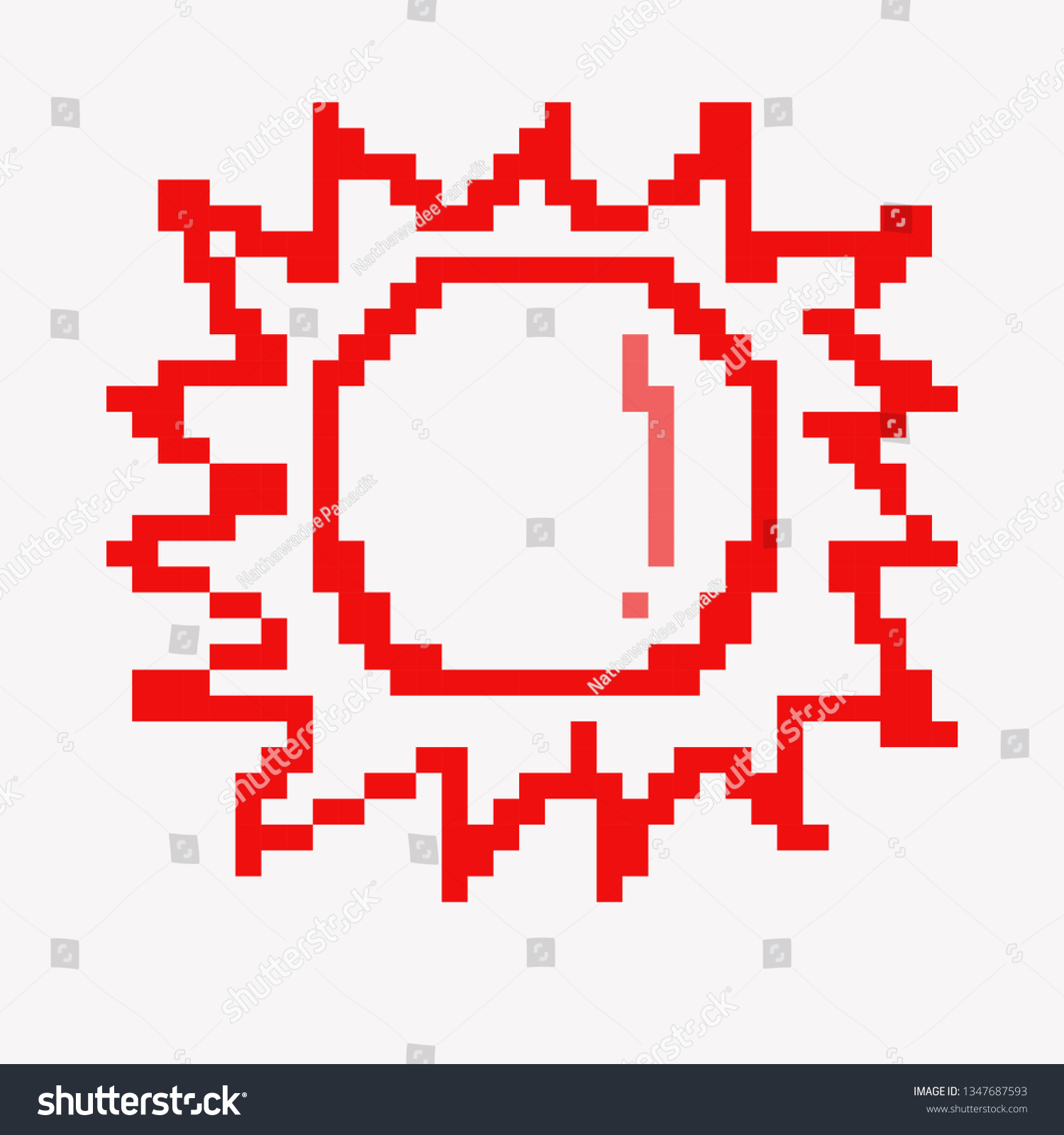 Pixel Art Sun: เวกเตอร์สต็อก (ปลอดค่าลิขสิทธิ์) 1347687593 | Shutterstock