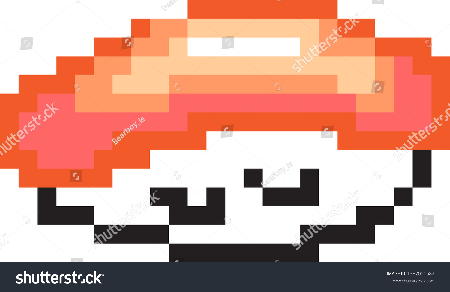 Pixel Art Vector Sushi Food 库存矢量图（免版税）1387051682 | Shutterstock
