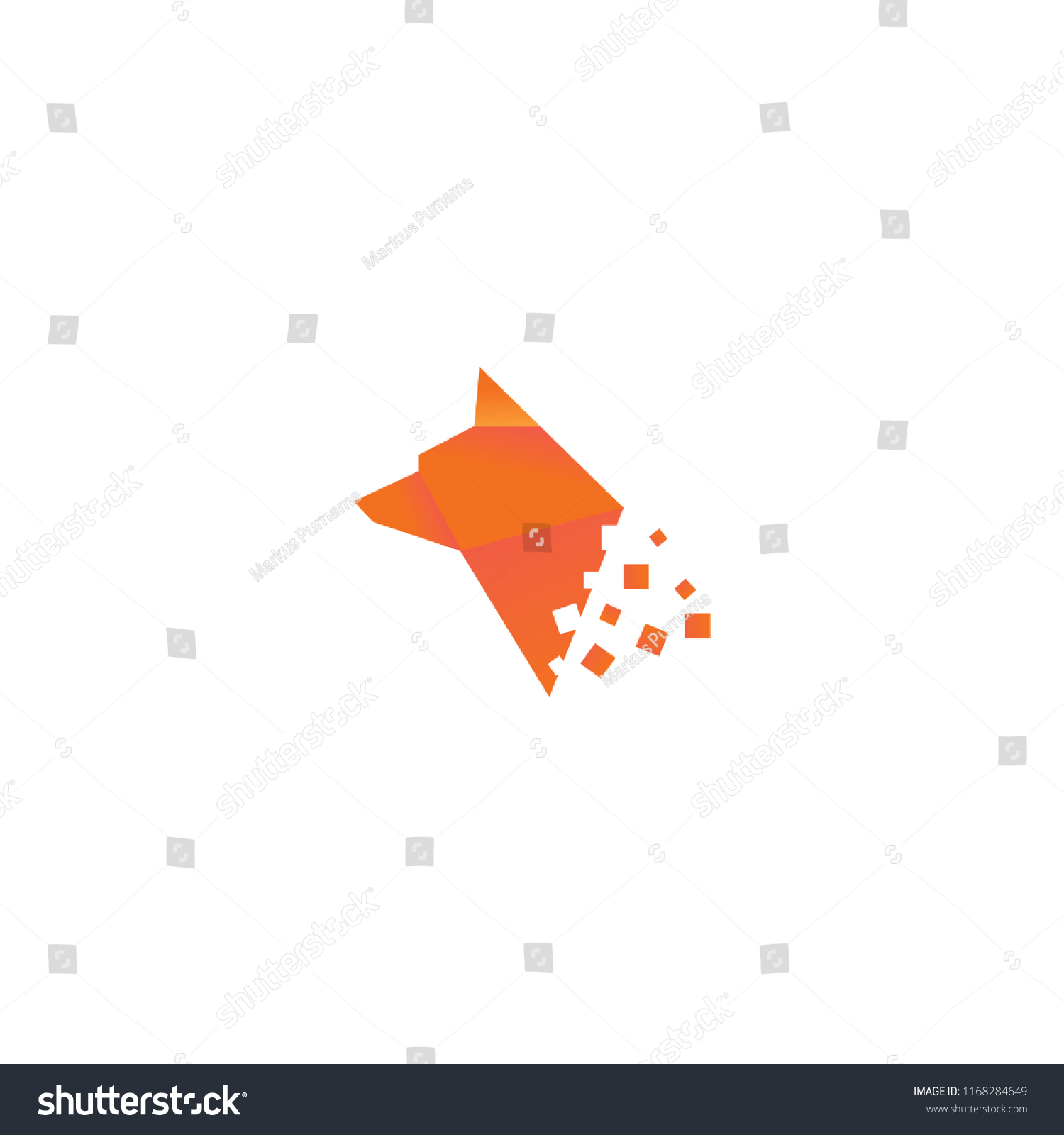 Pixel Fox Logo Icon Stock Vector (Royalty Free) 1168284649 | Shutterstock