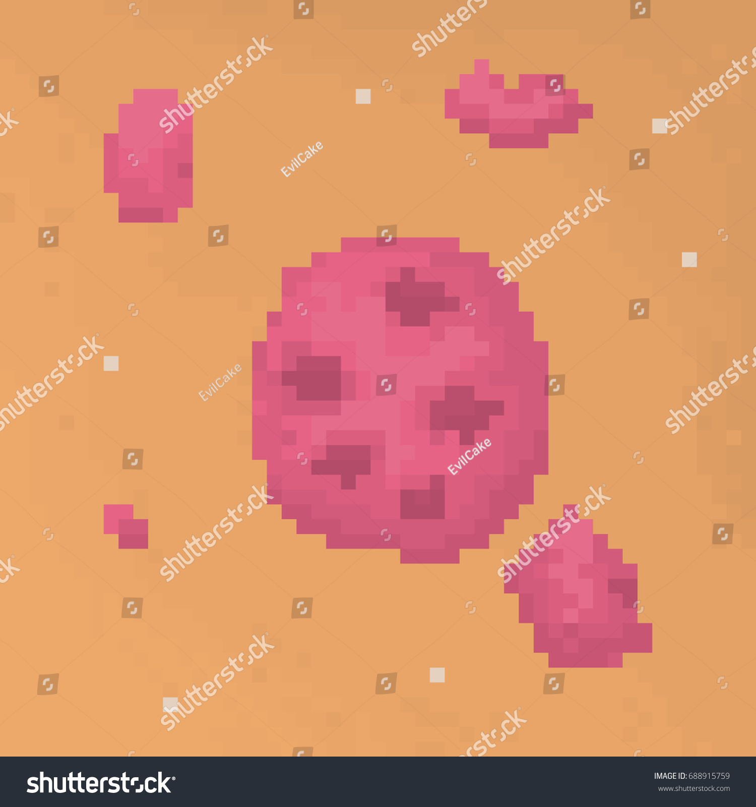 Pixel Meteorite Games Applications: เวกเตอร์สต็อก (ปลอดค่าลิขสิทธิ์ ...