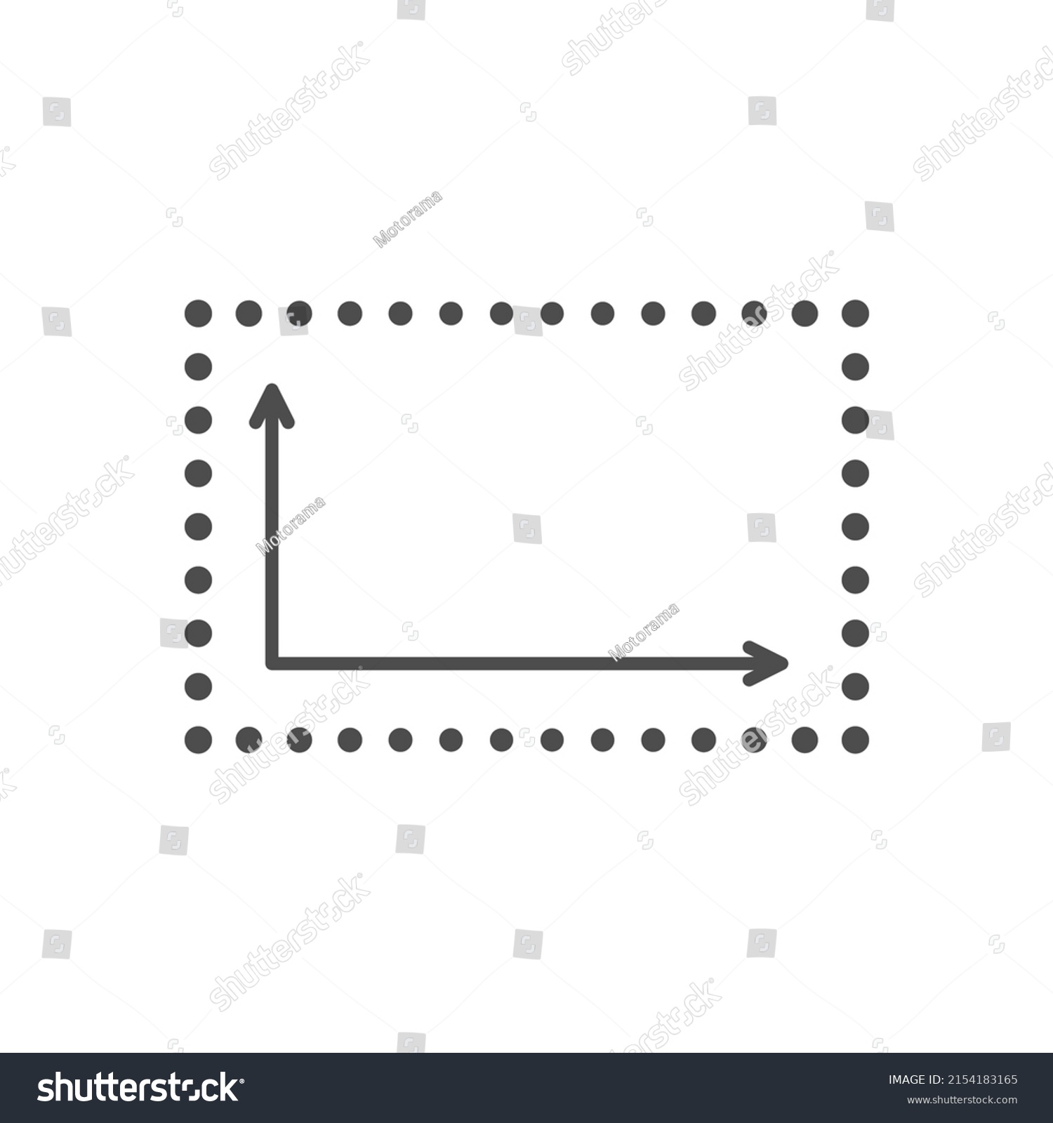 Pixel Resolution Line Outline Icon Stock Vector (Royalty Free ...