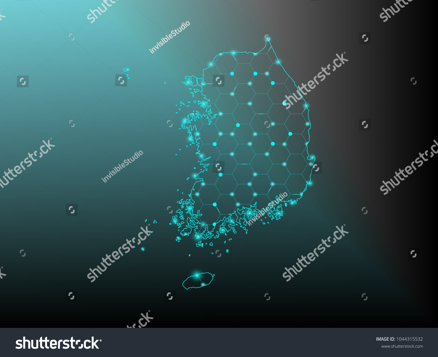 Pixel South Korea Map Light Effect: เวกเตอร์สต็อก (ปลอดค่าลิขสิทธิ์ ...