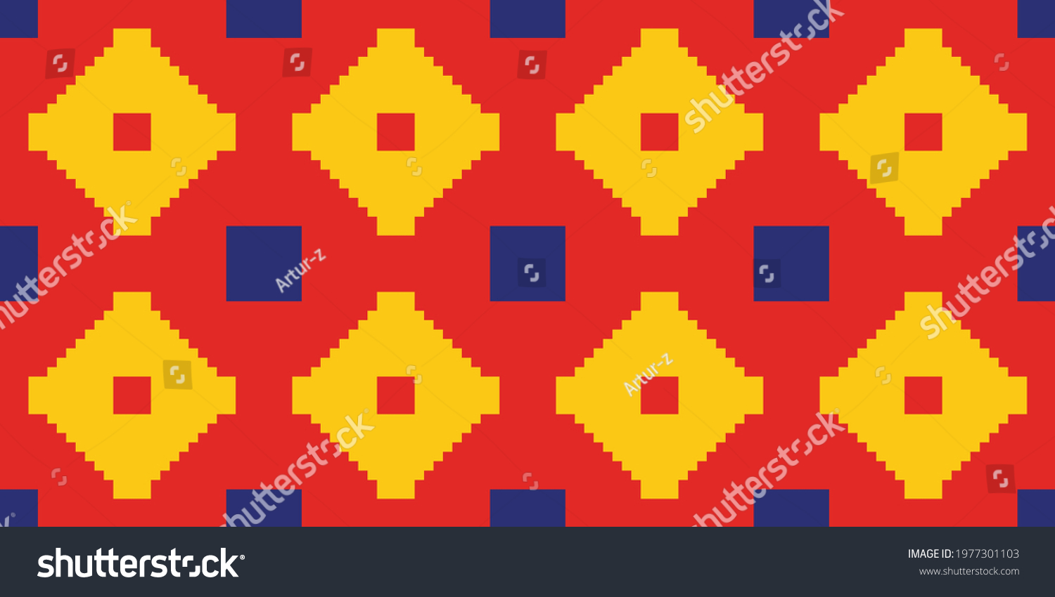 Pixelization Background 8 Bit Seamless Pattern Stock Vector (Royalty ...