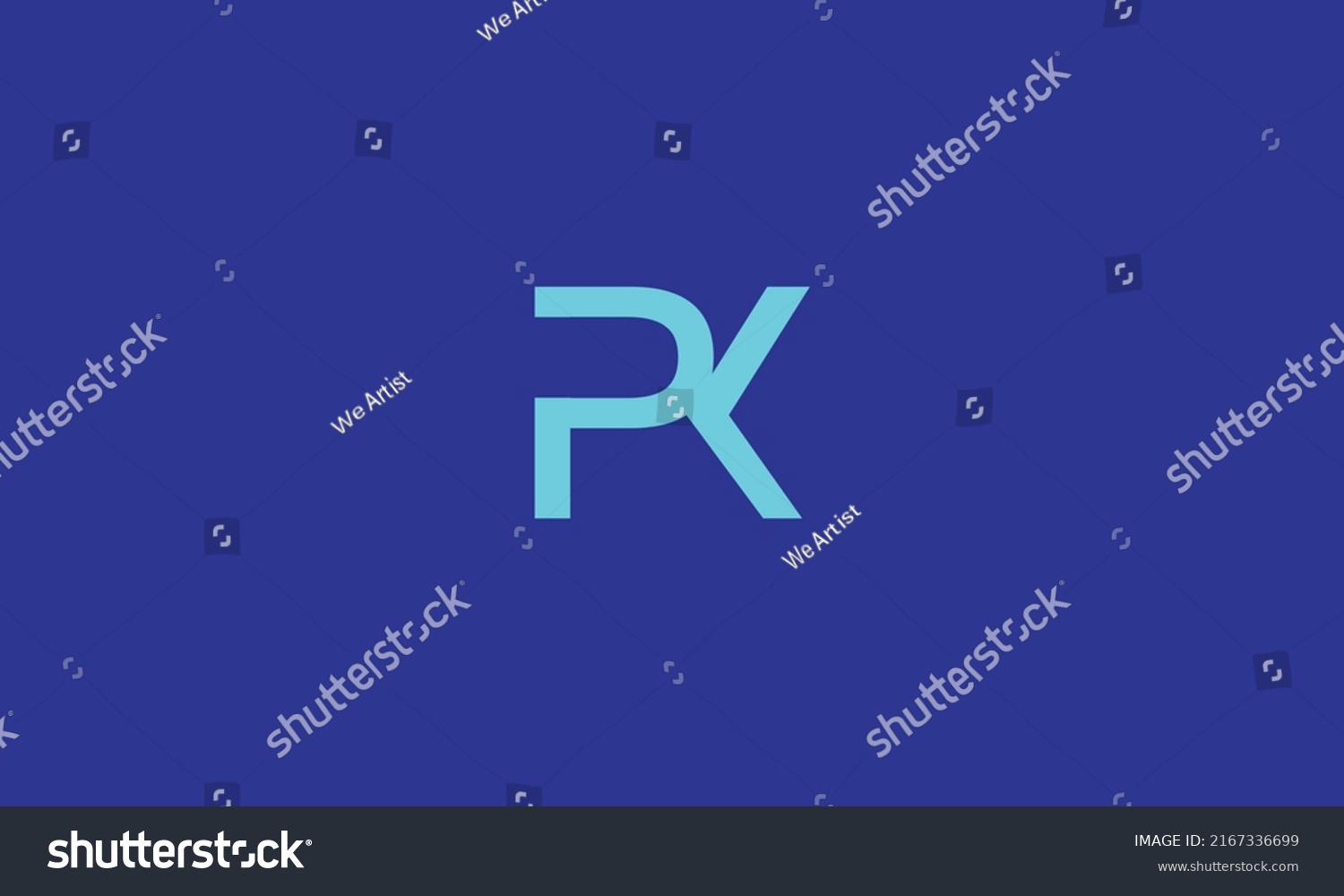 Pk Letter Logo Design Template Vector Stock Vector (Royalty Free ...